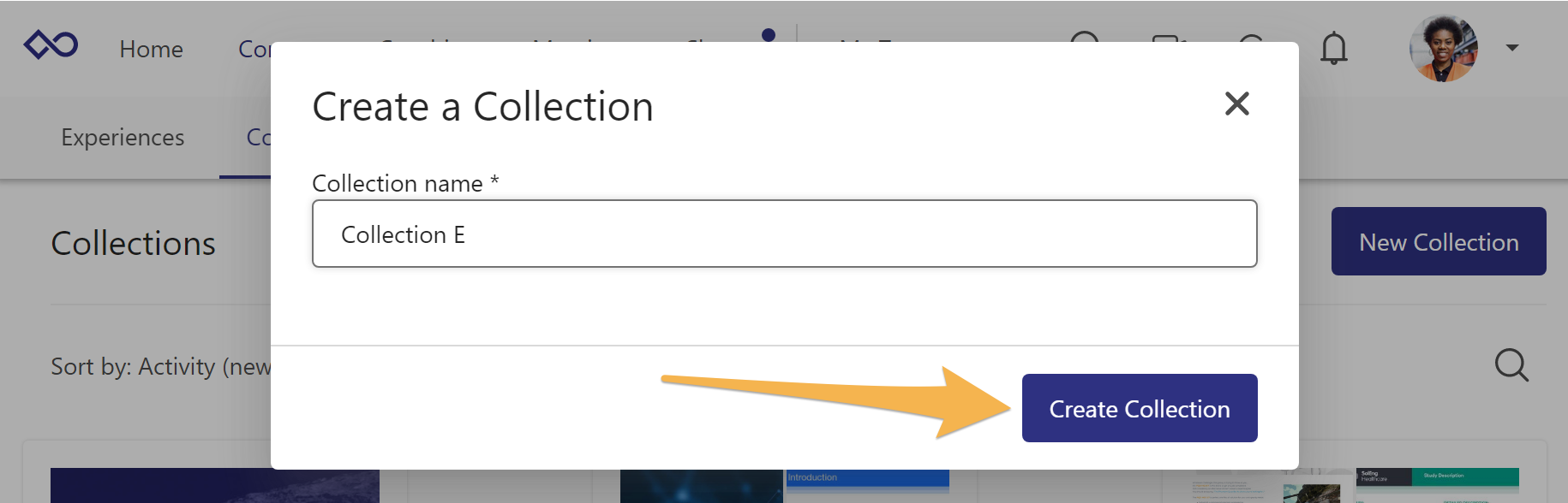 Create personal Collections with selected content – Showpad Help Center