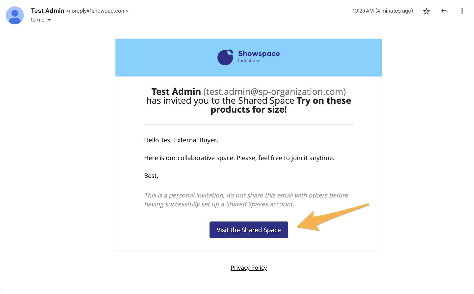 Shared Spaces Guide for Buyers – Showpad Help Center