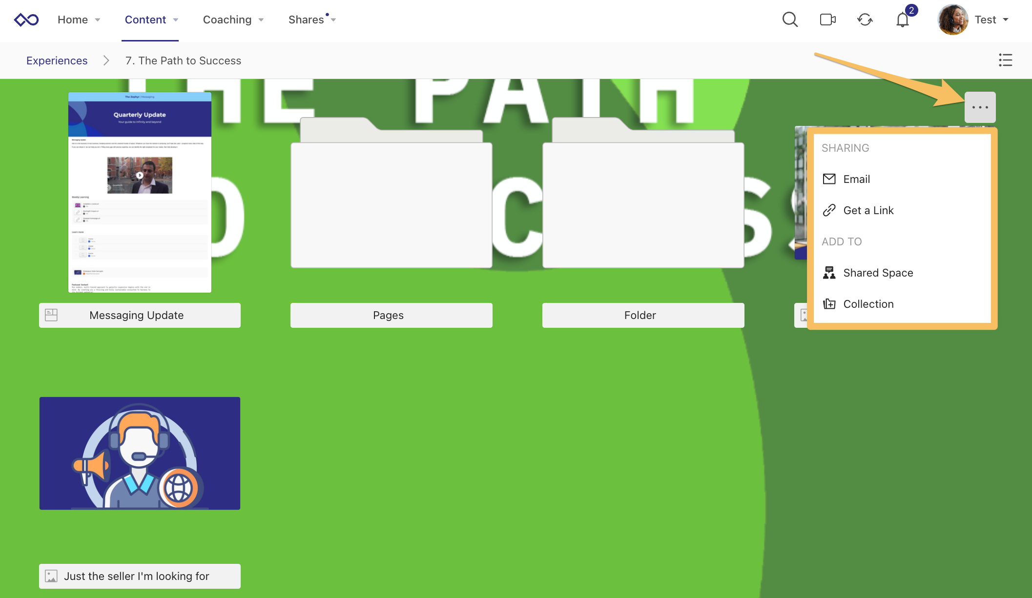 Getting started with the Showpad Web app – Showpad Help Center