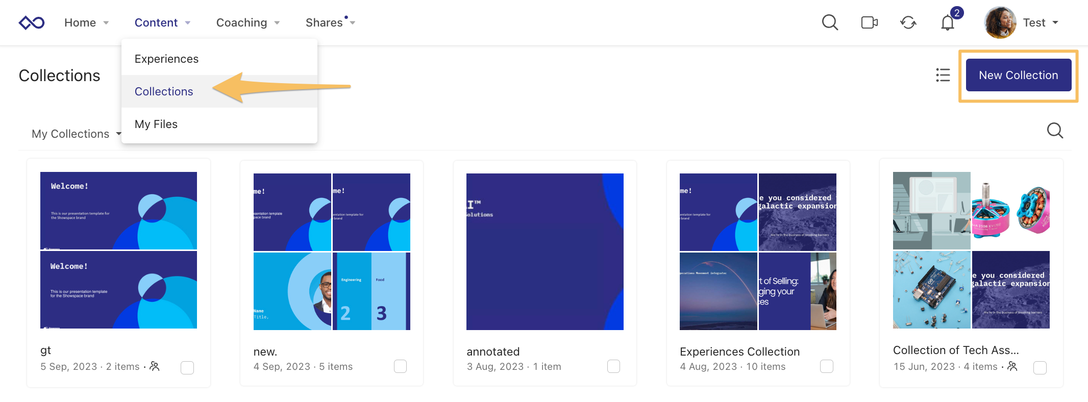 Getting started with the Showpad Web app – Showpad Help Center