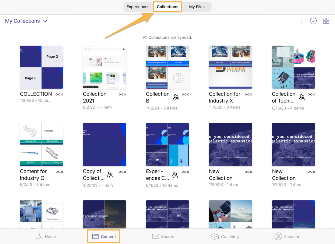 Share a Collection – Showpad Help Center
