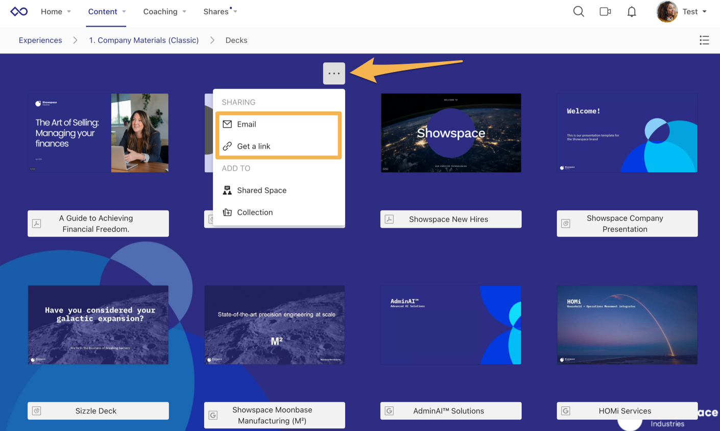 Getting started with the Showpad Web app – Showpad Help Center