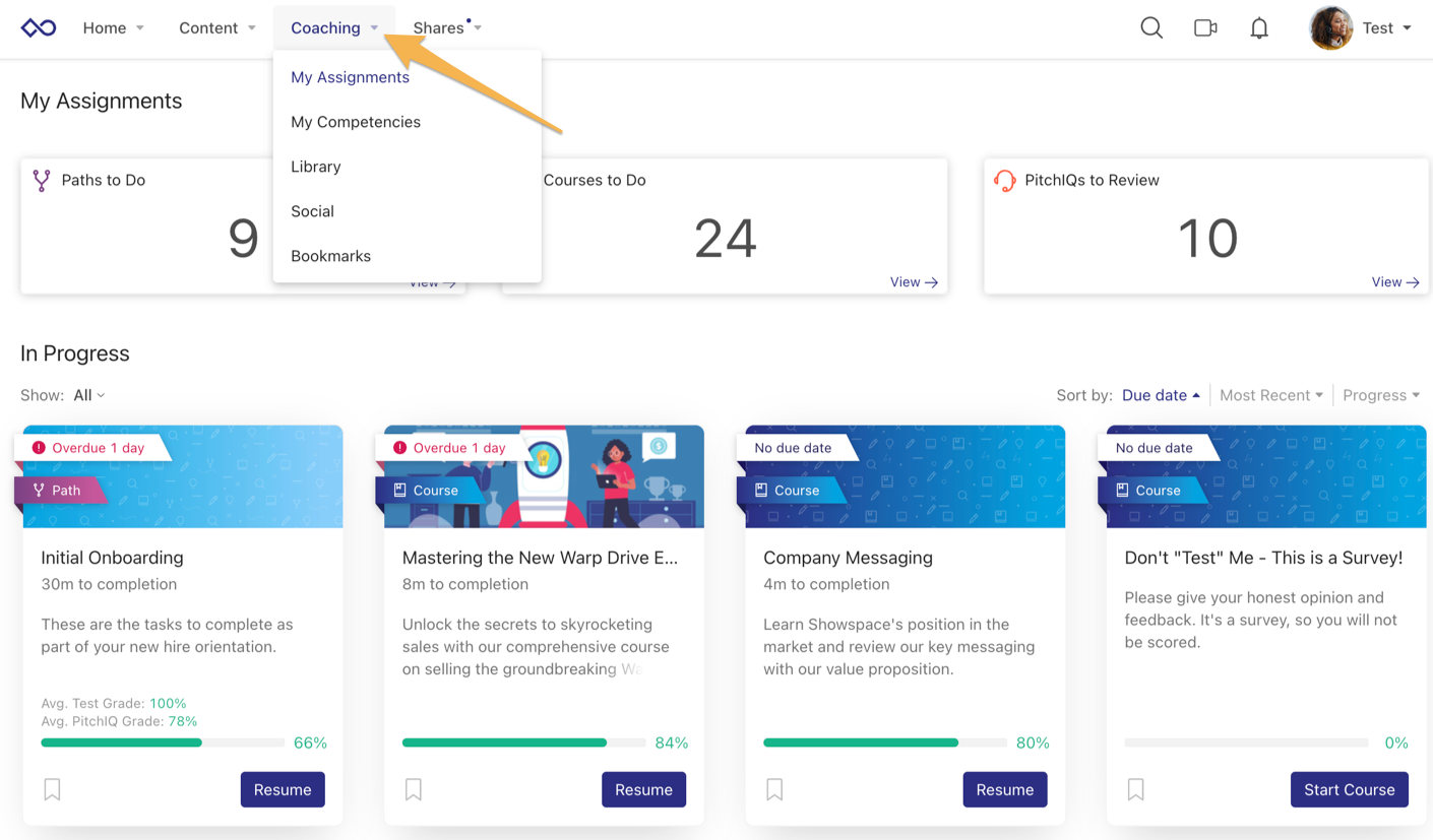 Getting started with the Showpad Web app – Showpad Help Center