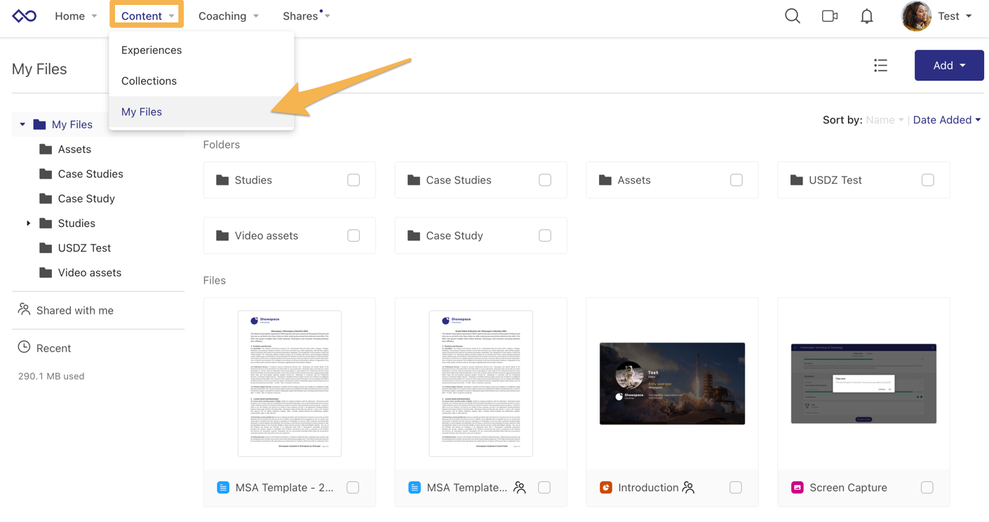 Getting started with the Showpad Web app – Showpad Help Center