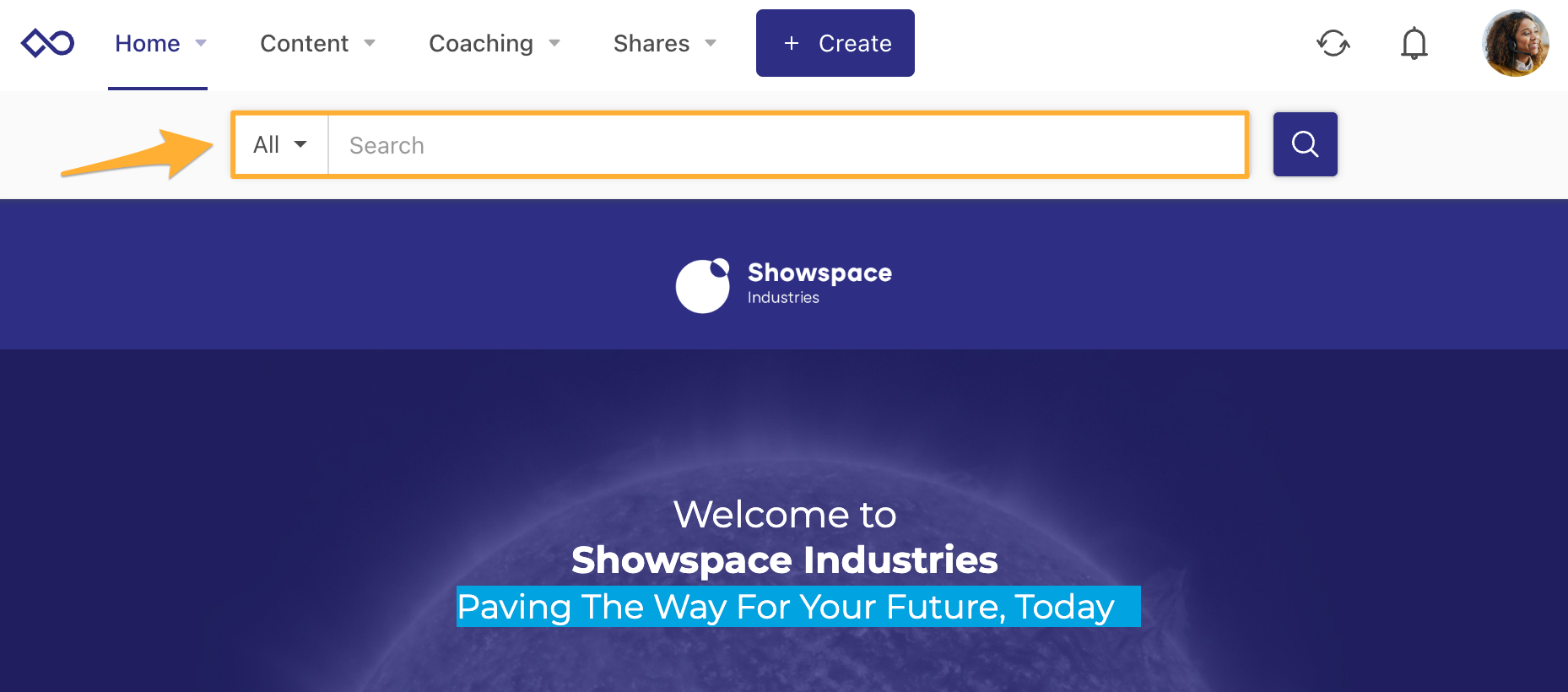 Understanding your Home Screen or Custom Homepage – Showpad Help Center