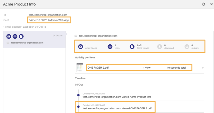 Many sharing methods, different Share results – Showpad Help Center