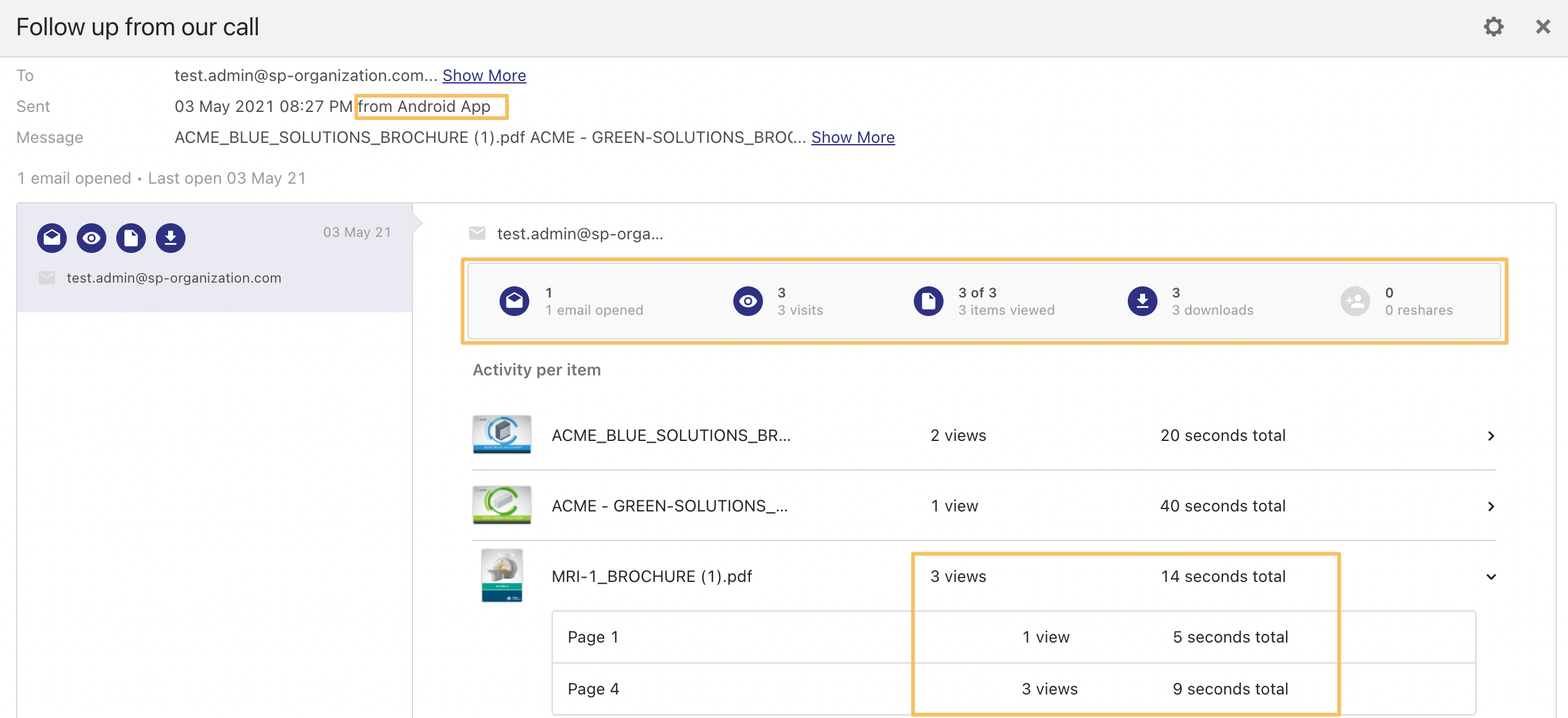 Many sharing methods, different Share results – Showpad Help Center