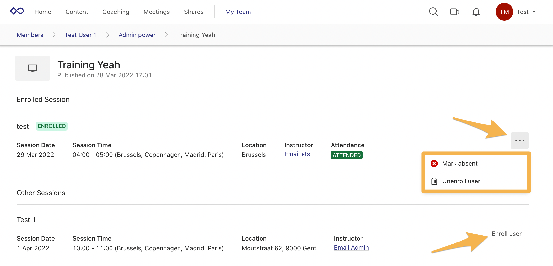 See your team members learning progress in My Team hub: Members ...